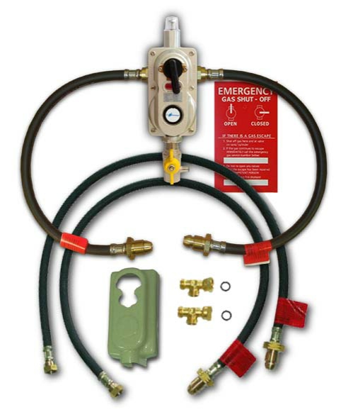 LPG Gas Bottle 4 Cylinder Automatic Changeover Regulator Valve - Gas ...